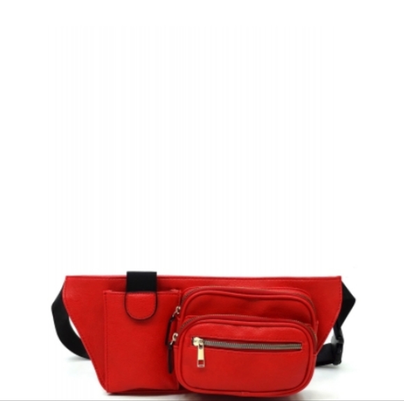 Bags | New Red Fanny Pack Waist Bag | Poshmark